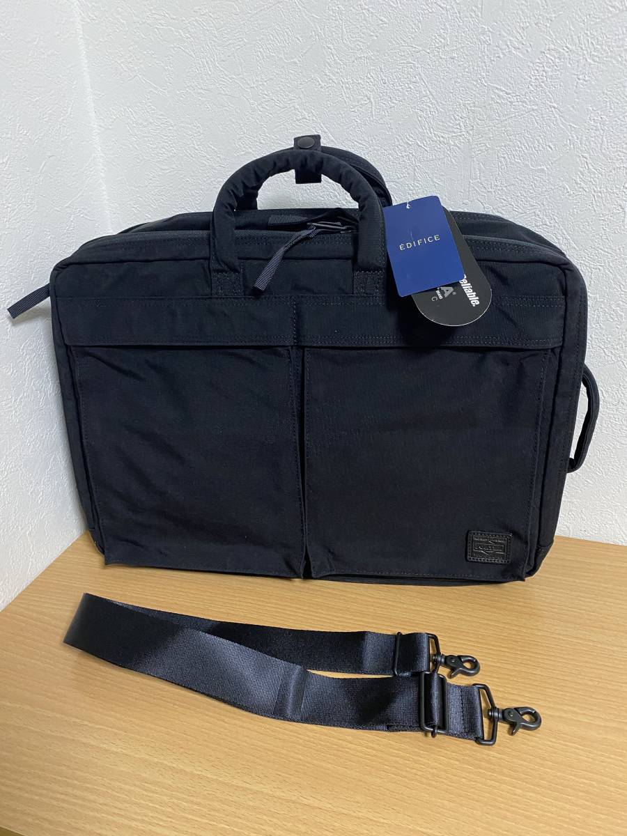 定価46200円 ポーター 吉田カバン PORTER LOWERCASE PORTER EDIFICE コーデュラ 3WAY リュックサック 黒(リュックサック、デイパック)｜売買された ...