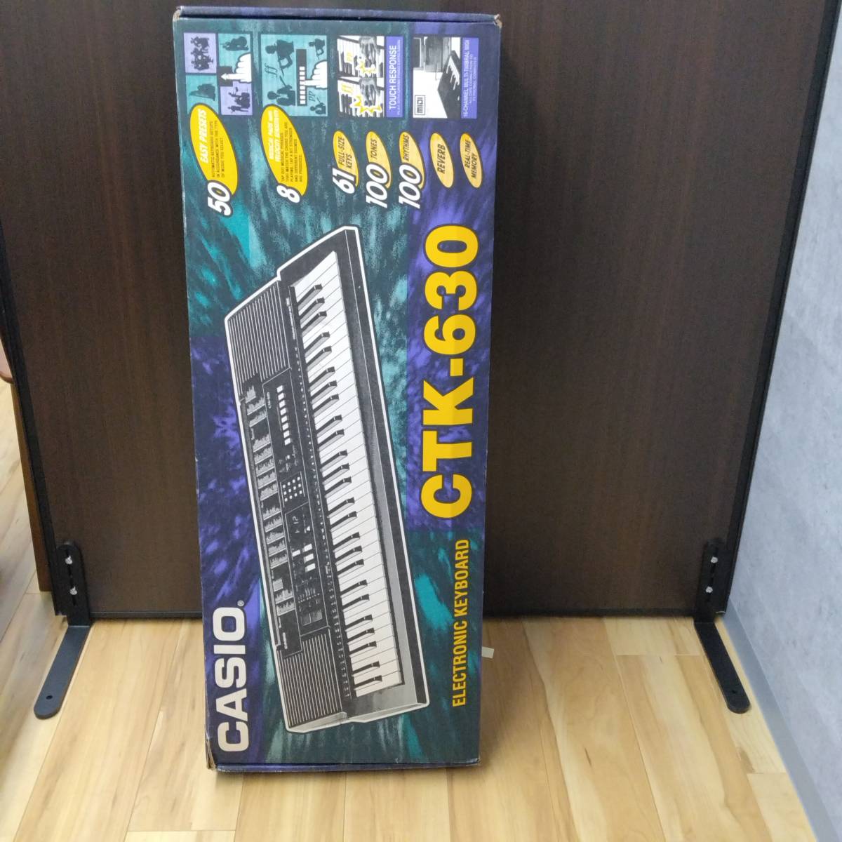 #357 お買い得 カシオ CASIO キーボード 楽器 電子楽器 CTK-630 動作未確認 付属品なし 箱有 品 個人保管品 現状品 ...