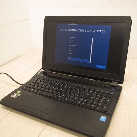 FJ174/1円スタート/mouse computer G-Tune P650SG Core i7 4720HQ 2.60GHz RAM8GB ...