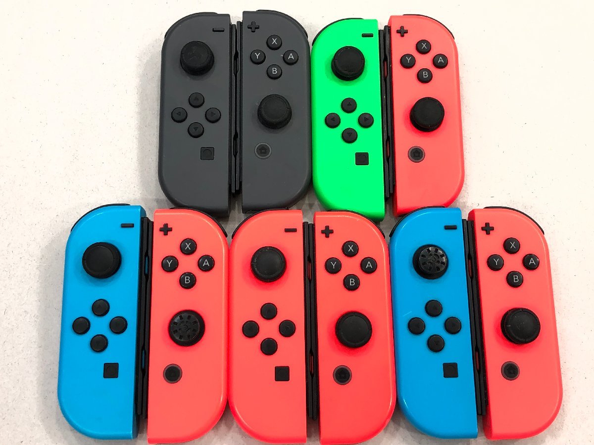 ジャンク Nintendo Switch Joy-Con/ジョイコン L5個 R5個 まとめ 同梱不可 1円スタート(ニンテンドースイッチ ...