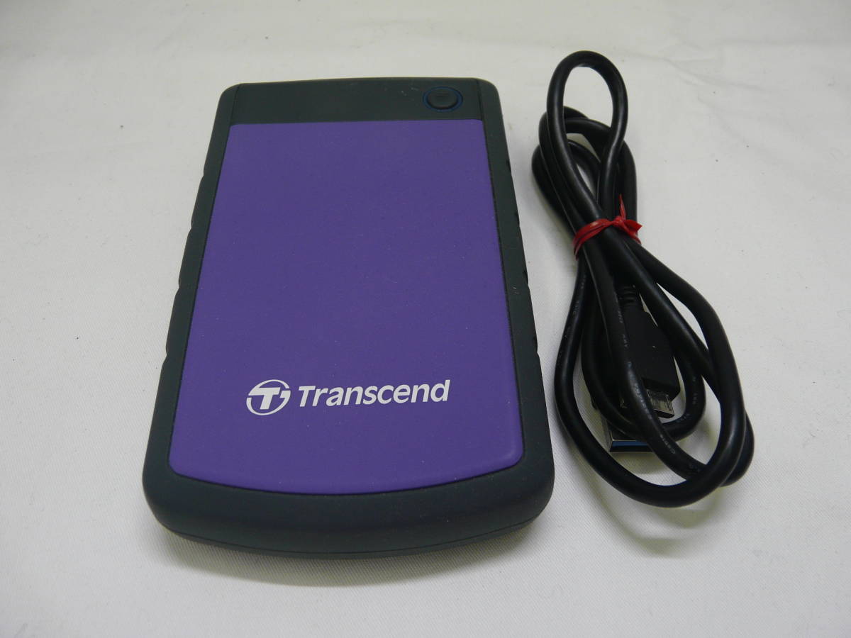 Transcend トランセンド ポータブルHDD 4TB TS4TSJ25H3B パープル 動品(2TB～)｜売買されたオークション情報 ...
