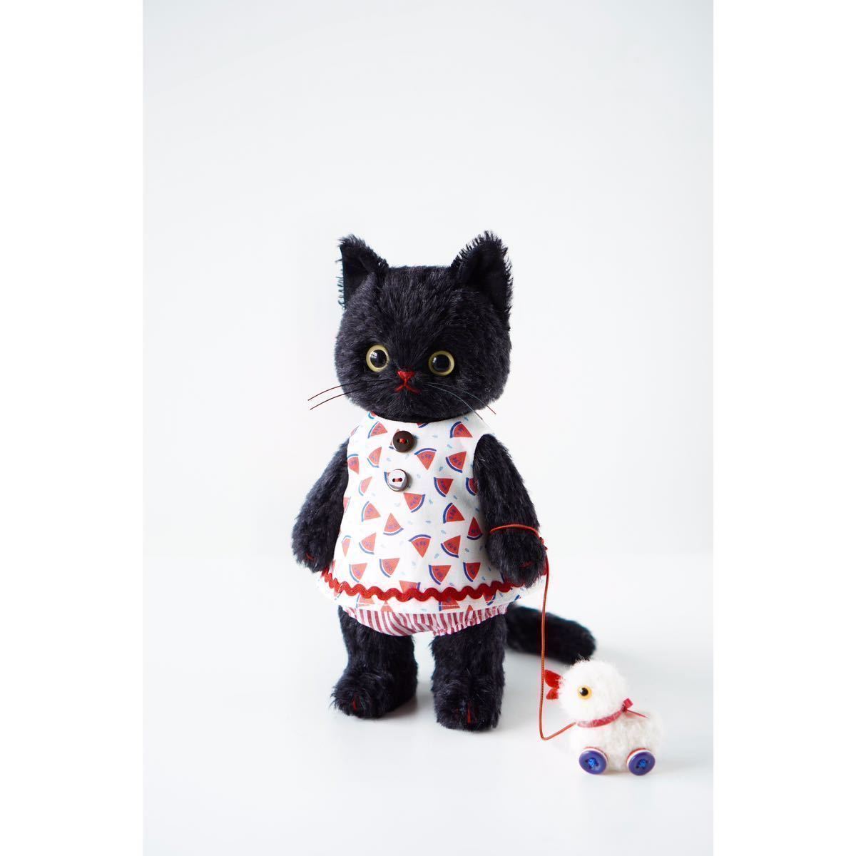 黒猫ちゃんとアヒルさん 猫ぬいぐるみ parico doll パリco(手作り人形)｜売買されたオークション情報、yahooの商品情報を ...