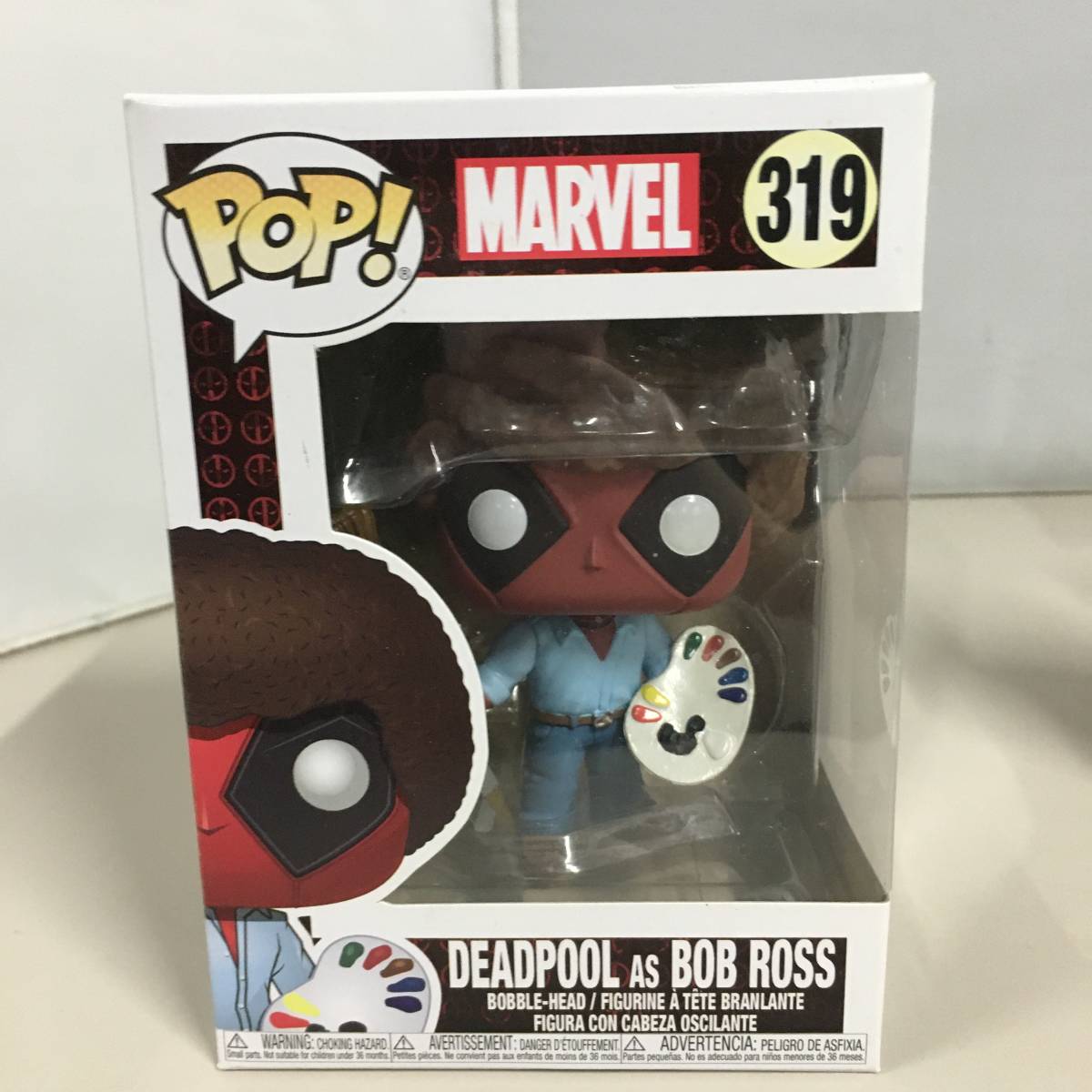 FUNKO POP ファンコ ポップ 319 デッドプール ボブ ロス マーベル DEADPOOL BOB ROSS MARVEL フィギュア ...
