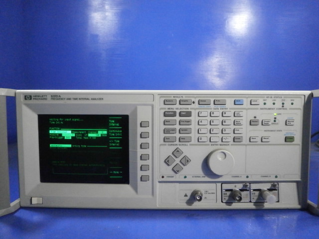 hp 5372A FREQUENCY AND TIME INTERVAL ANALYZER(その他)｜売買されたオークション情報、yahooの ...
