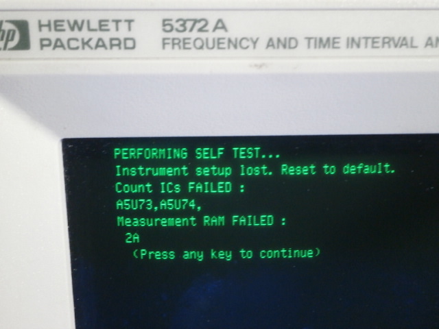 hp 5372A FREQUENCY AND TIME INTERVAL ANALYZER(その他)｜売買されたオークション情報、yahooの ...
