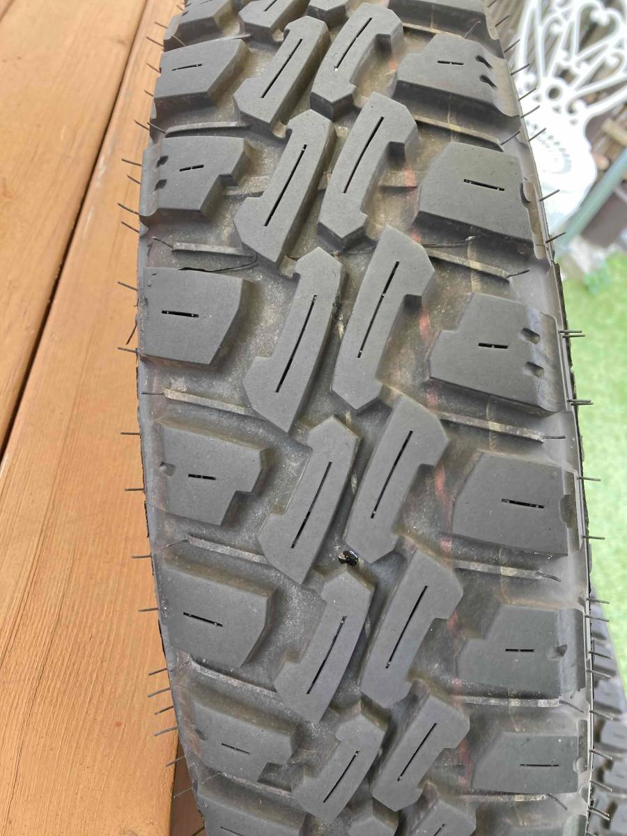 ナンカン FT-9 M/T ホワイトレター 145R14 バリ山 14×4.5J 4穴 PCD100 +45 エブリイ(ラジアルタイヤ)｜売買 ...