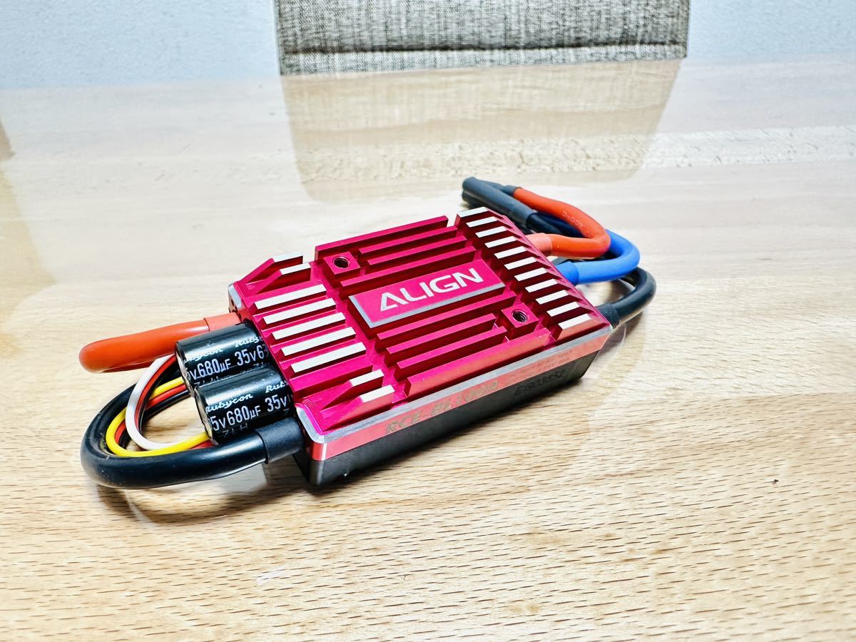 ALIGN RCE-BL100A ブラシレス ESC アンプ BEC 5-8V 10A アライン T-REX 550 X L ラジコンヘリ ...