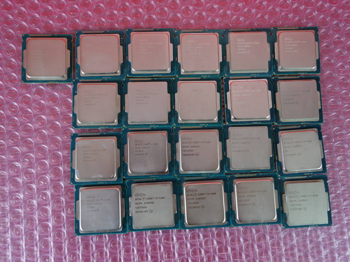 Intel Core i3-4160 21枚セット CPU FCLGA1150 BIOS確認済 10日間保証(Core i3)｜売買された ...