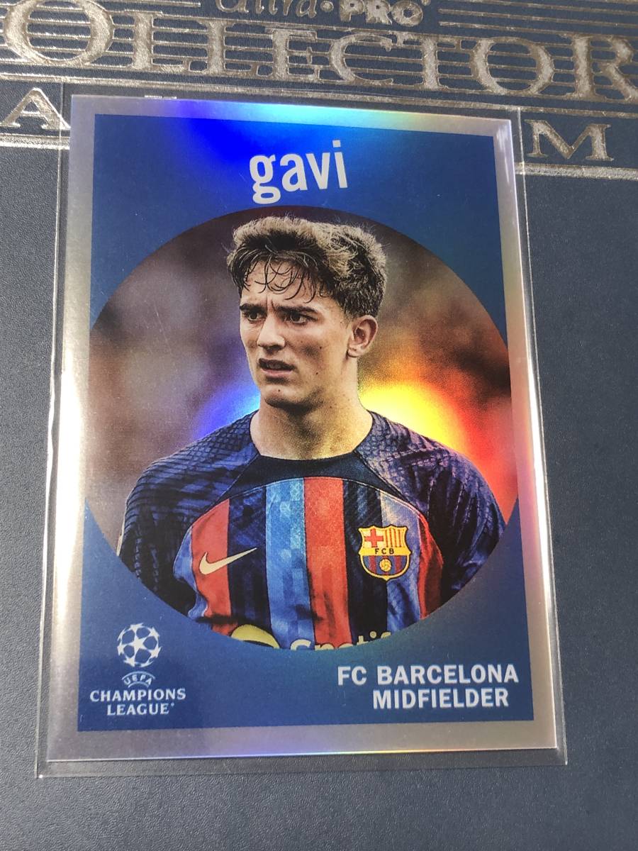 2022-23 Topps Chrome UEFA Club Competitions Soccer Gavi FC Barcelona ...
