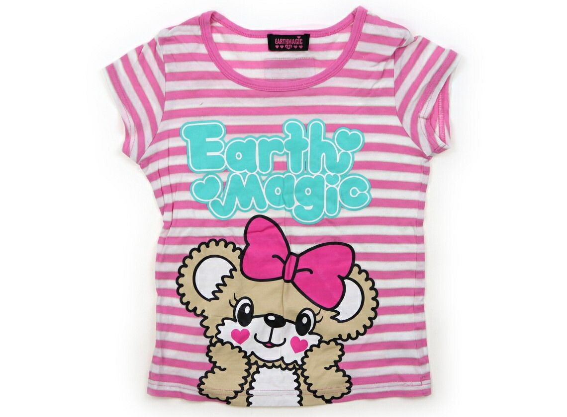 アースマジック EARTHMAGIC Tシャツ カットソー 130サイズ 女の子 子供服 ベビー服 キッズ(130（125～134cm）)｜売買されたオークション情報、yahooの商品情報を ...
