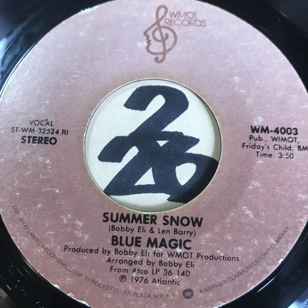 試聴 ボビー イーライ presents BLUE MAGIC SUMMER SNOW 両面VG++ 1976(R&B、ソウル)｜売買された ...