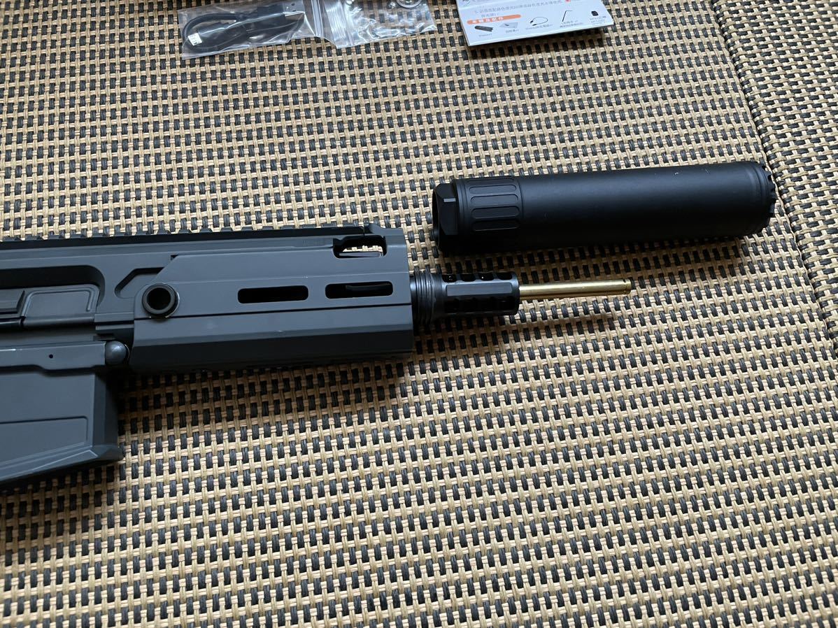 調整済 Toxicant Sig Sauer MCX Rattler SBR 5.5インチ 東京マルイ MWS ベース セラコート グレー ...