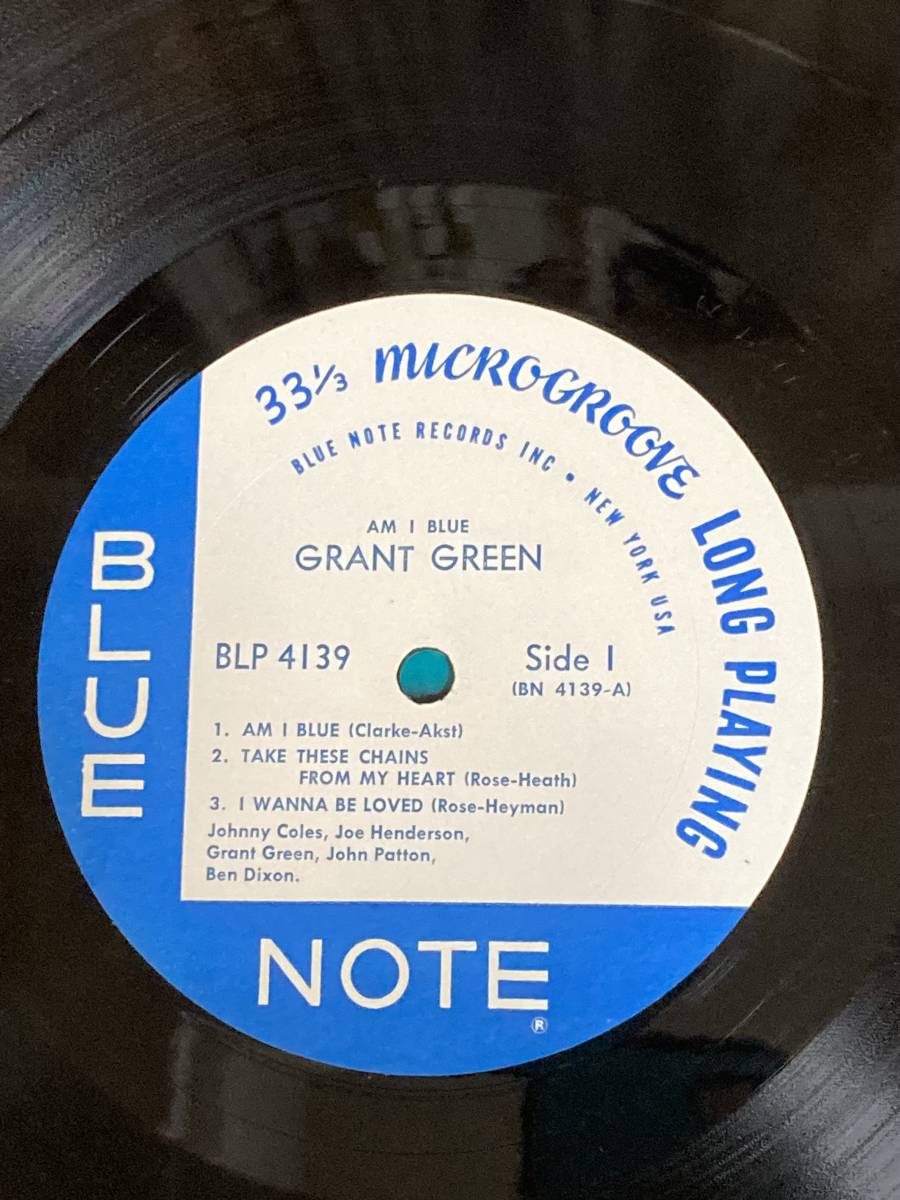 US ORIGINAL NY MONO VANGELDER 耳 / AM I BLUE / GRANT GREEN / BLUENOTE ...