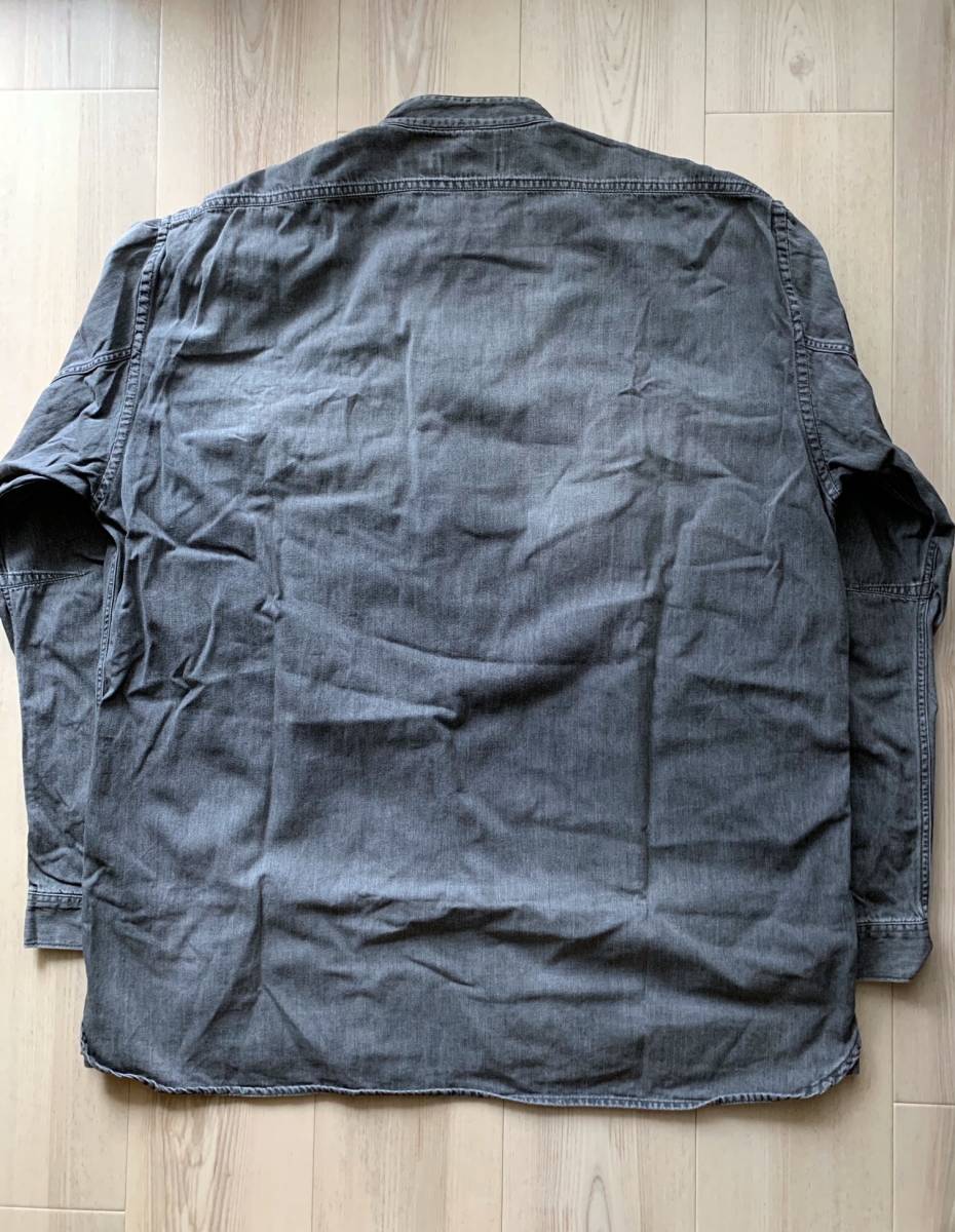 19SS nonnative WORKER PULLOVER SHIRT RELAXED FIT COTTON 7.2oz DENIM VW 20AW 39th 21SS 40th 21AW ...