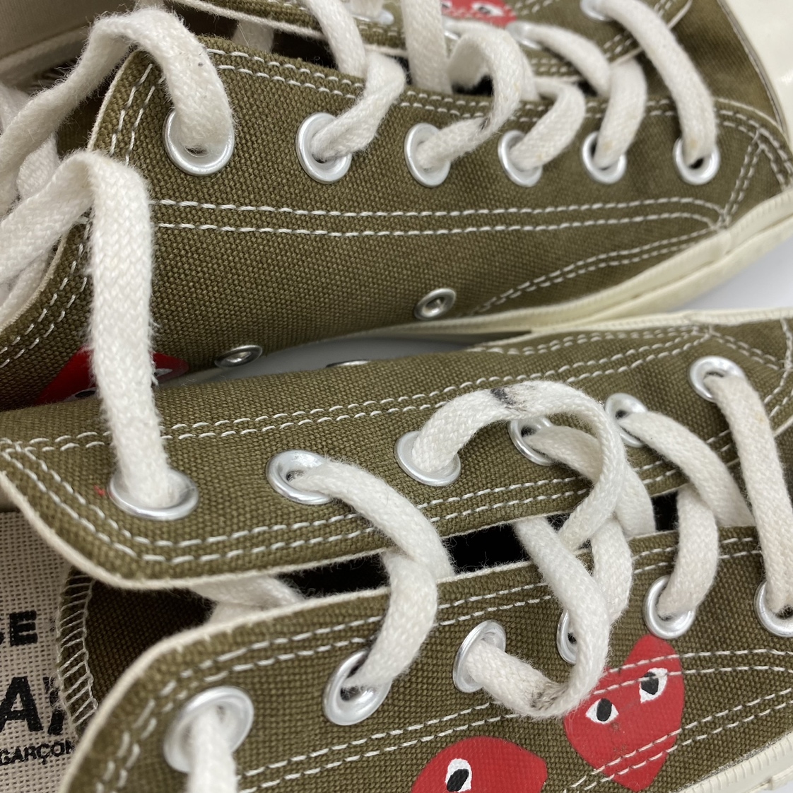 ko0909/02/77 1円 コンバース プレイ コムデギャルソン チャック 男女兼用 26.5cm/CONVERSE CHUCK 70 ...