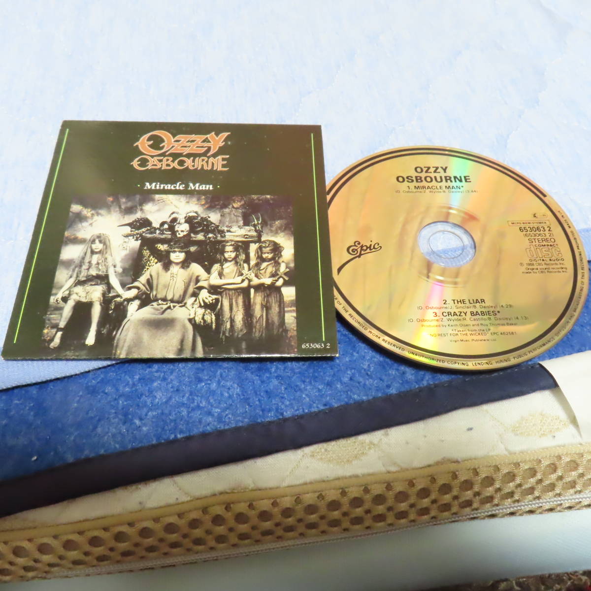 Ozzy Osbourne/Miracle Man UK Orig MAXI CD Single 1988年発売真正UK盤メガレア 数年に1度 ...
