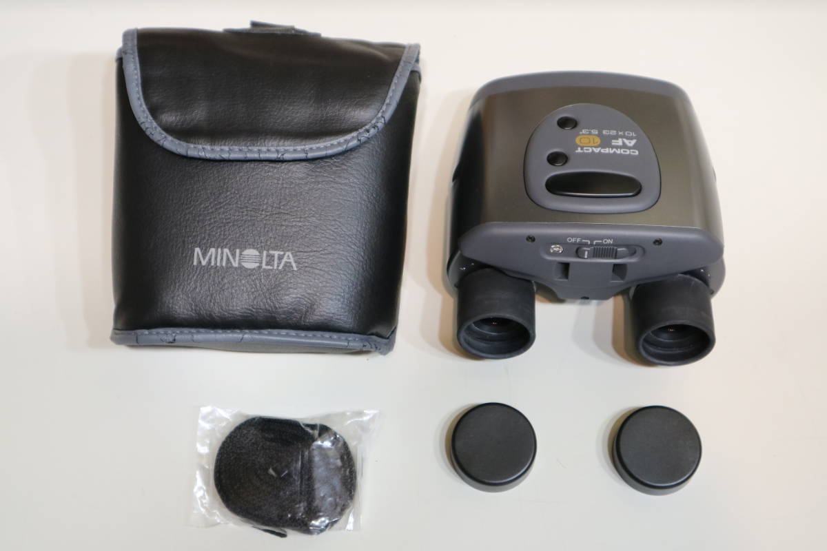 双眼鏡 MINOLTA ミノルタ COMPACT AF 10 10×23 5.3° ケース付き(その他)｜売買されたオークション情報、yahooの商品情報をアーカイブ公開 - オークファン ...