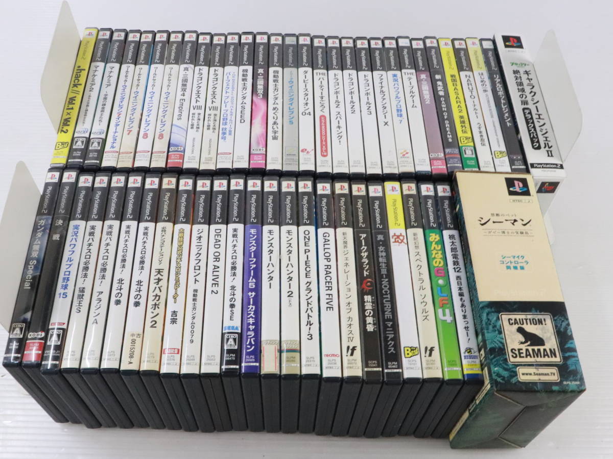 1円 未検品 PS2 ソフト まとめて55点セット まとめ売り 大量 プレステ2 プレイステーション2 PlayStation2 モンハン/パチスロ 等 Q026(タイトル)｜売買された ...