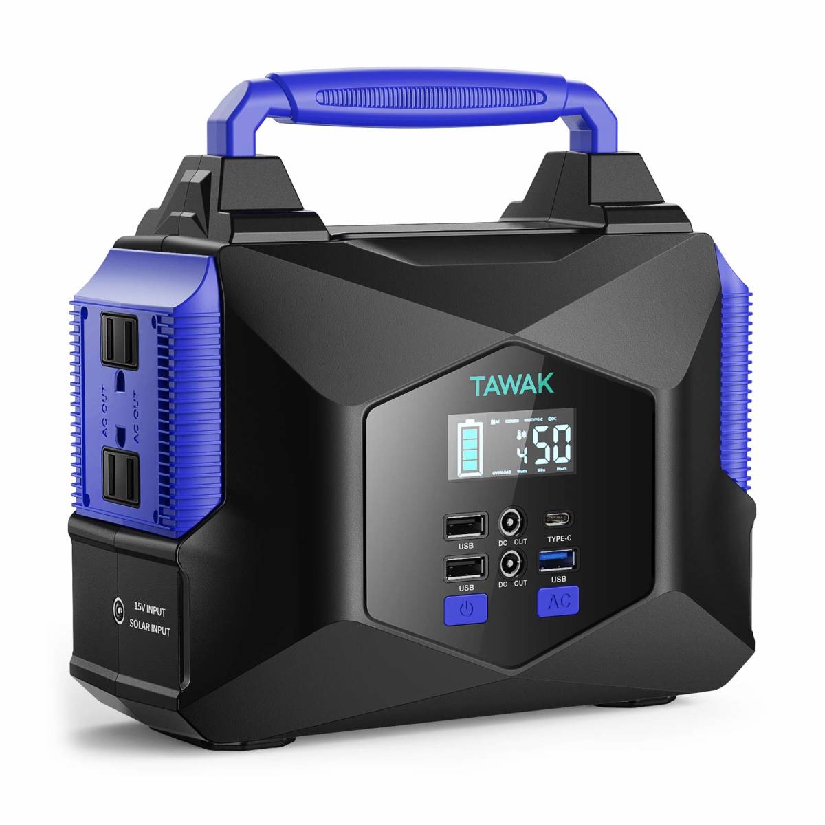 ジャンク品 TAWAK ポータブル電源 大容量 67500mAh/250Wh 蓄電池 家庭用 PD対応 60W入出力 / 純正弦波 ...