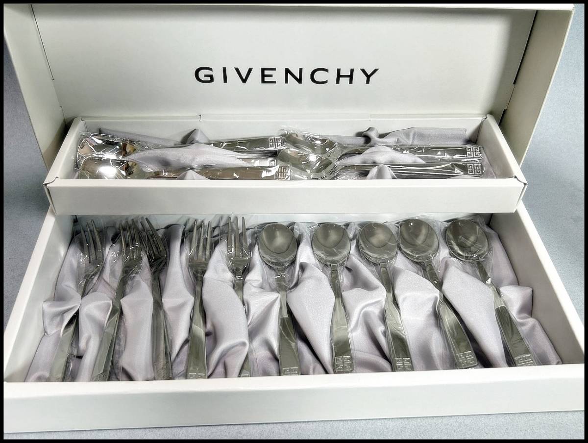 GIVENCHY ジバンシー カトラリーセット スプーン フォーク ステンレス 15本入 保管品(その他)｜売買されたオークション情報、yahooの商品情報をアーカイブ公開 - オークファン ...