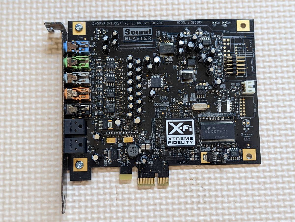 09221212 み Creative Labs sb0880 PCI Express Sound Blaster X - Fiチタンサウンド ...