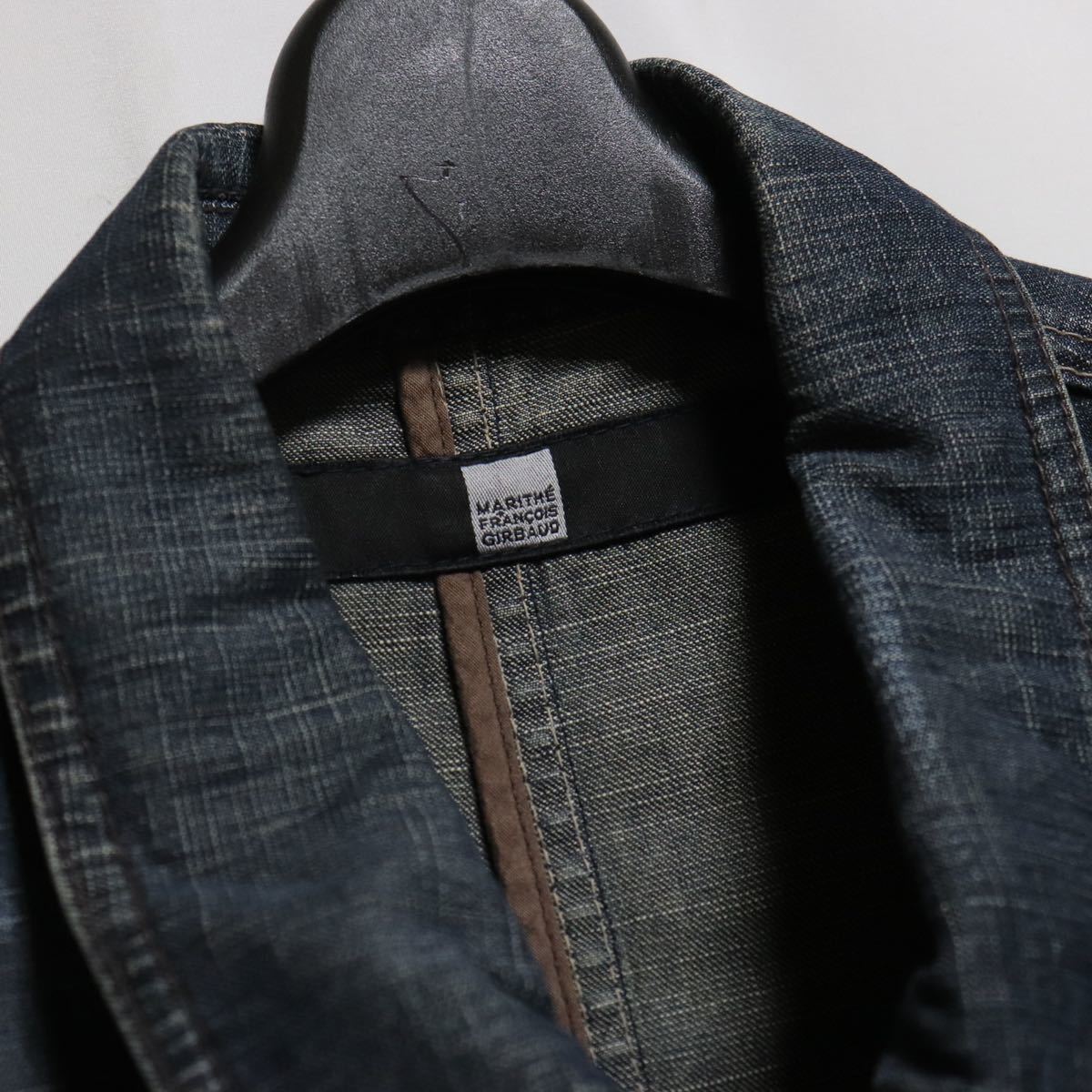 トレンド marithe francois girbaud ストレッチ デニムジャケット/カバーオール/マリテフランソワジルボー/ジャケット ブルゾン(男性用)｜売買されたオークション情報 ...