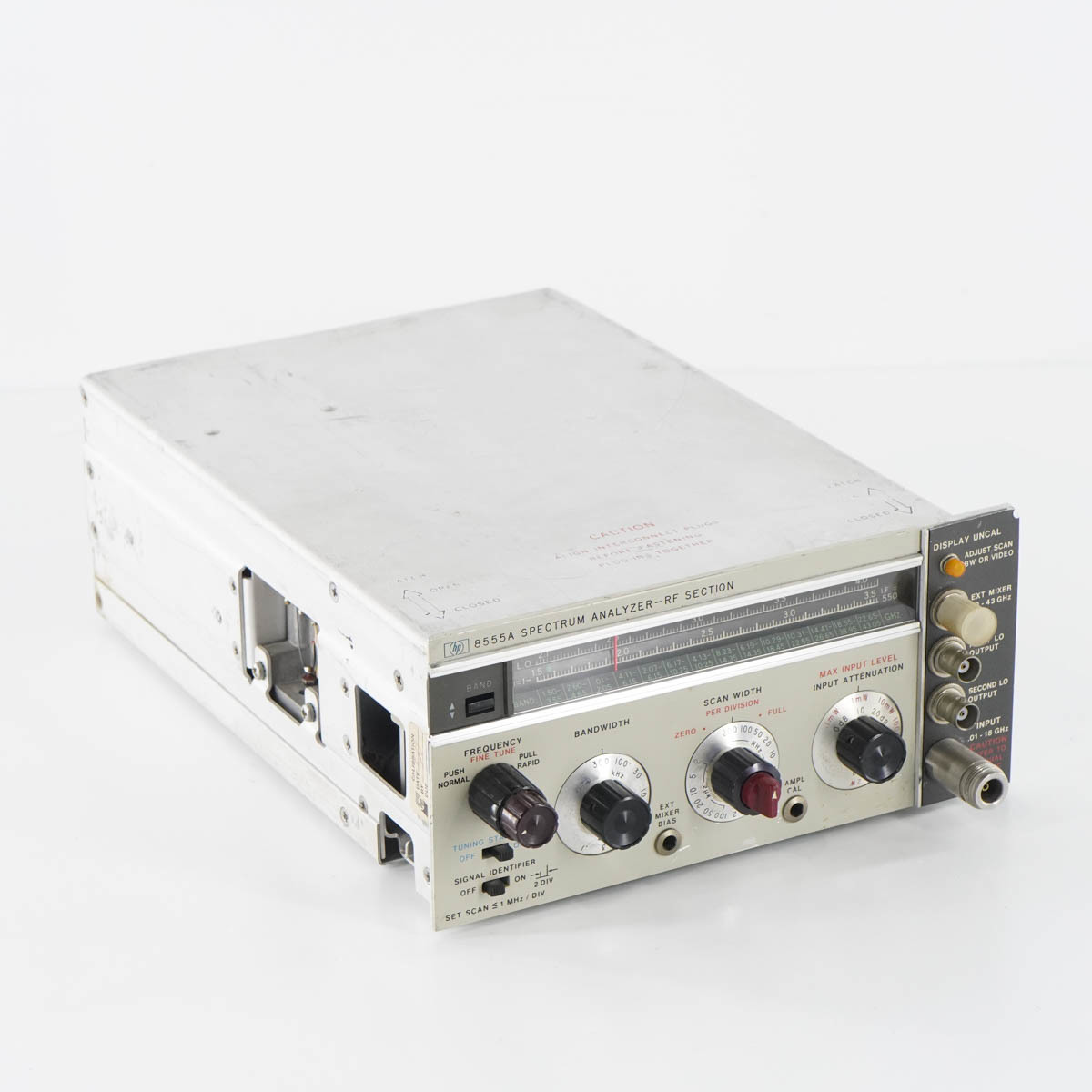 DW 8日保証 8555A hp SPECTRUM ANALYZER RF SECTION Agilent アジレント Keysight キーサイト スペクトラムアナライザー 05284 ...