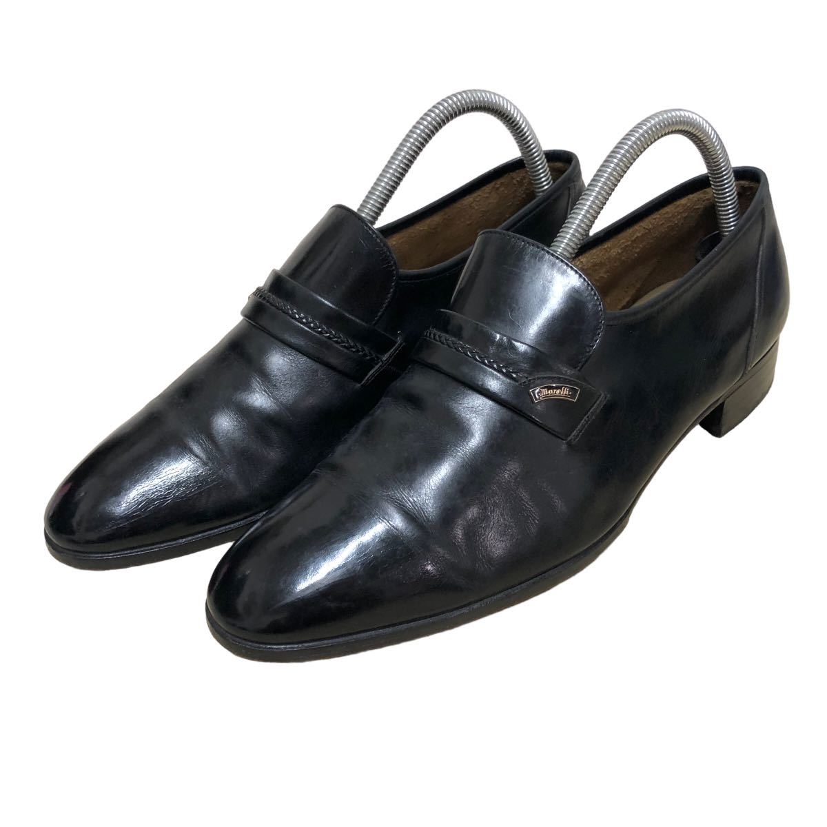 AM823 日本製 marelli マレリー メンズ ビジネスシューズ スリッポン ローファー 25.5cm EEE ブラック レザー(25.5cm)｜売買されたオークション情報、yahooの ...