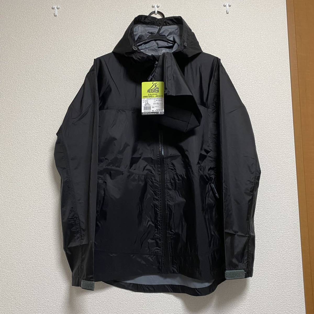 ワークマン／イージス 2.5レイヤーハードシェルジャケット LL ブラック 撥水防水 ウインドブレーカー R013 マウンテンパーカー 合羽(XLサイズ以上)｜売買されたオークション情報 ...