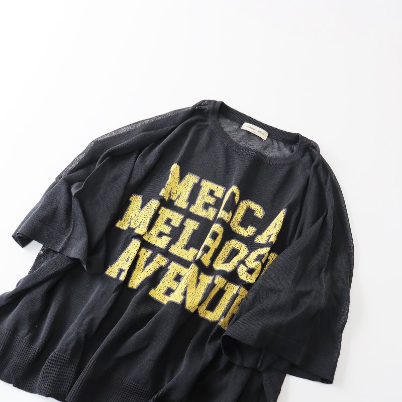 サマンサモスモス Samansa Mos2 SM2 ロゴプリントシアーニットTシャツ F/チャコール トップス 2400013545952(半袖Tシャツ)｜売買されたオークション情報 ...