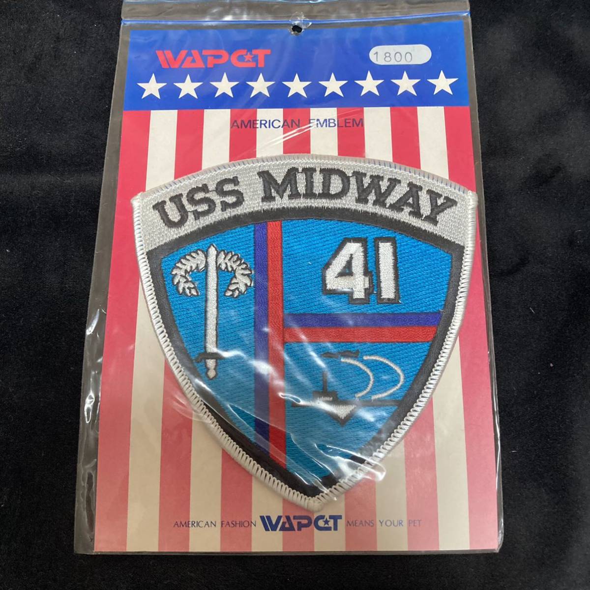 Military Patch U.S.NAVY FOREIGN LEGION USS MIDWAY 41 1990年代当時 品(ワッペン ...