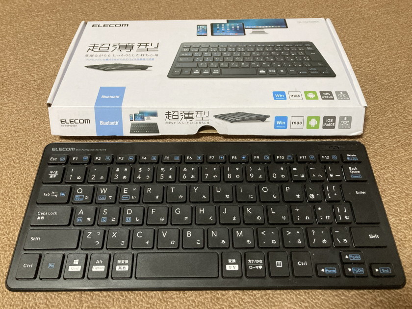 エレコム TK-FBP100BK Bluetooth ミニキーボード パンタグラフ式 3台同時ペアリング mac OS/iPad OS/Window OS対応(ワイヤレスキーボード)｜売買され ...