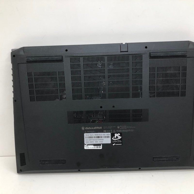 GALLERIA ガレリア RL5C-G50 Windows 11 Home Core i5-11400H 2.70GHz GeForce ...