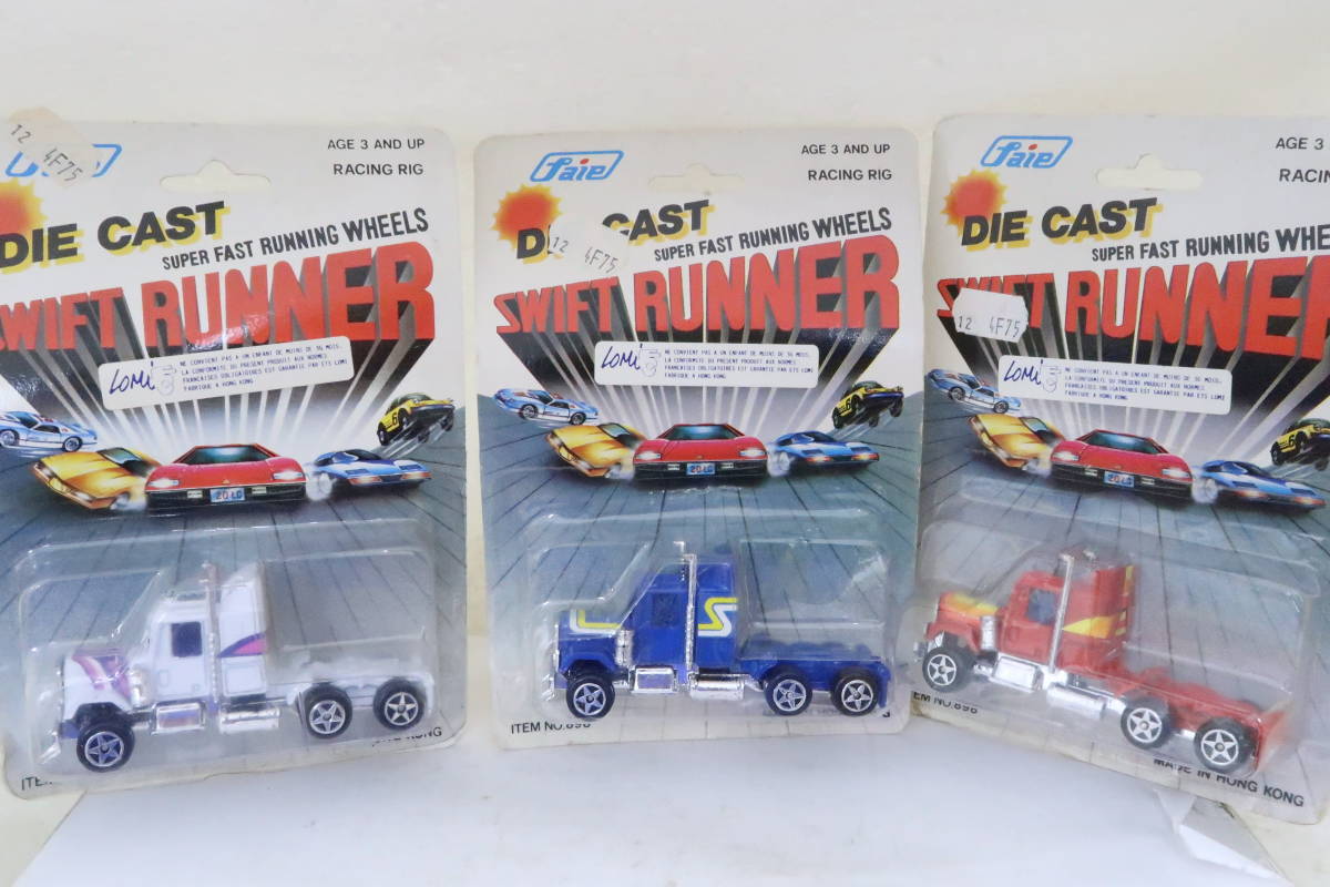 Faie SWIFT RUNNER アメリカントレーラーヘッド 3台 1/87 香港製 イシコ(商用車、公用車)｜売買されたオークション情報 ...