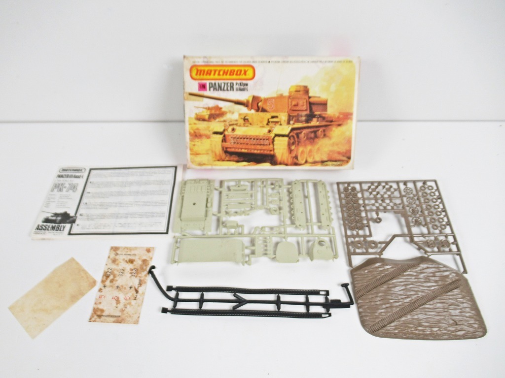B10 MATCHBOX マッチボックス プラモデル 4点 1/76 SHERMAN FIREFLY PK-71 ＆Panzer III ...