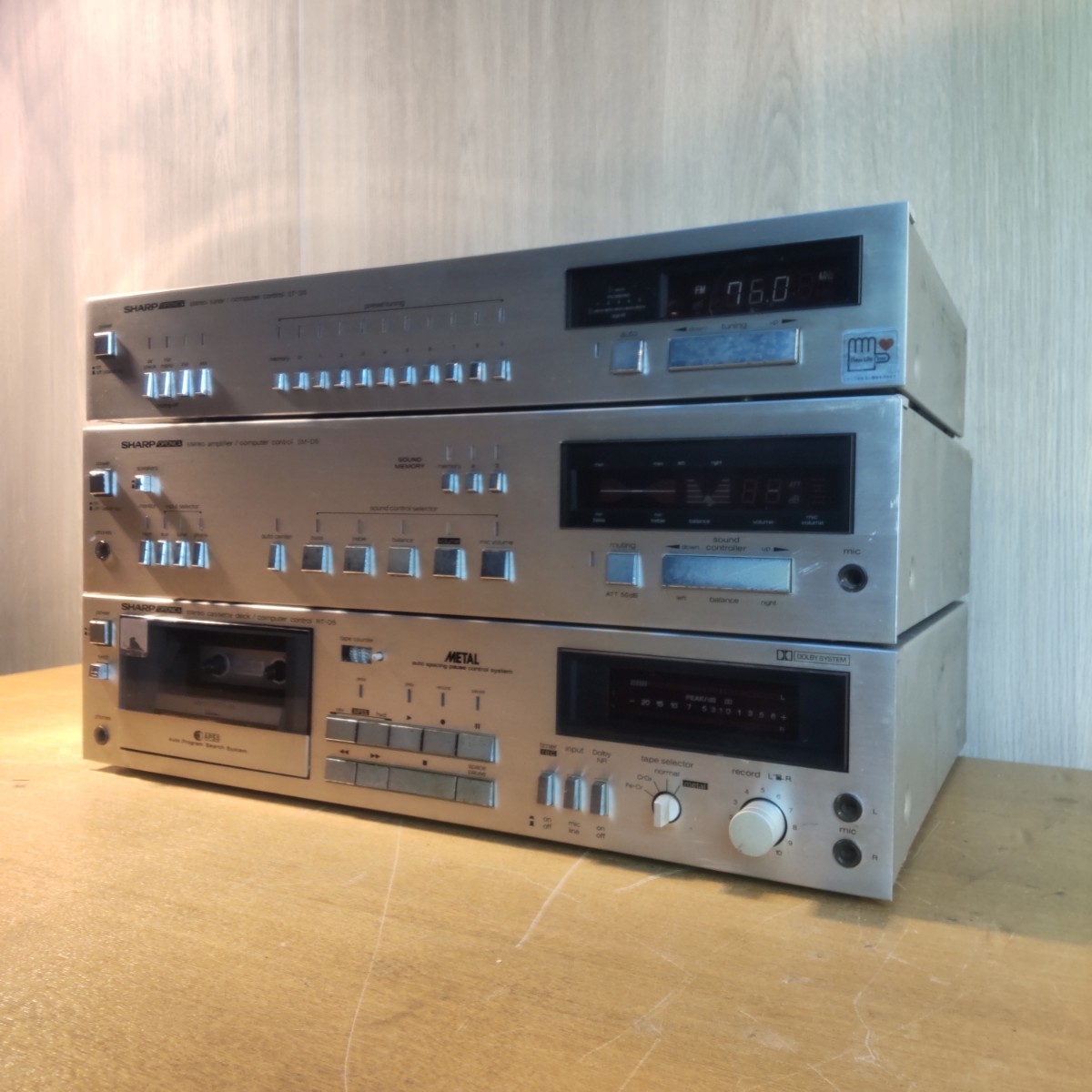 現状 SHARP OPTONICA ST-D5 SM-D5 RT-D5 シャープ カセットデッキ(一般)｜売買されたオークション情報、yahooの商品情報をアーカイブ公開 - オークファン ...