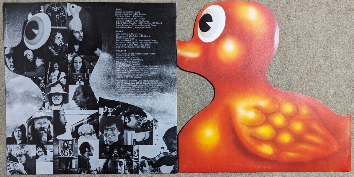 Grimms-Rockin' Duck 英Island Orig.盤/Duckアウター カヴァー付 /Neil Innes/Andy ...
