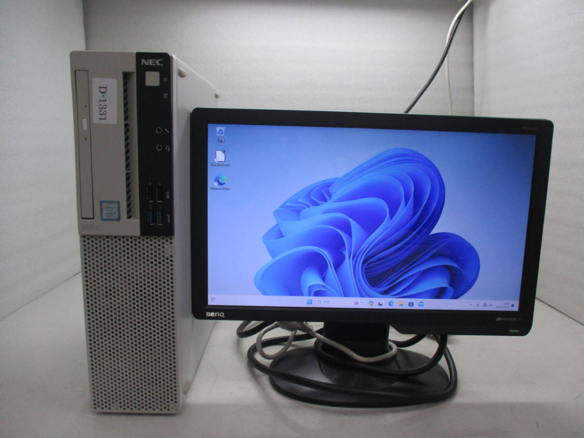 NEC Mate MKM28A-3 PC-MKM28AZG3 Core i5-8400 2.80GHz/メモリ4GB/HDD1TB/SSD128GB/Windows 11 Proインストール済 ...