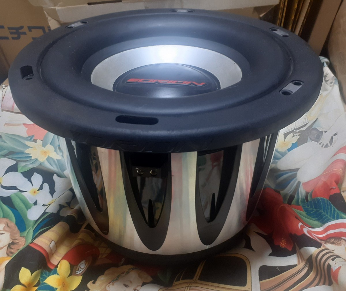 554ド級 ORION H2 10.2 10インチウーハー 他も多数出品中 アメリカ製 RMS2000w オライオン 当時物 音圧 外向き ...