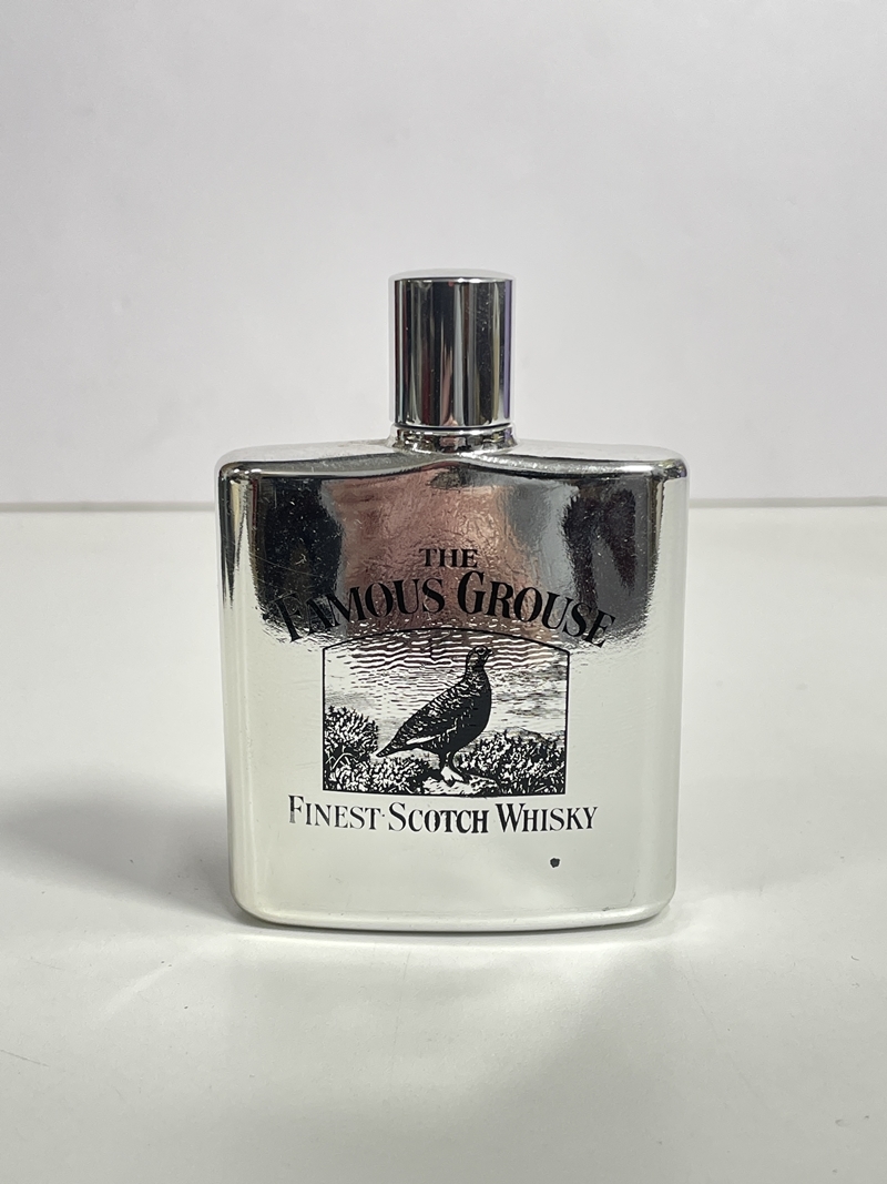 コレクター必見 ミニスキットル FAMOUS GROUSE ウイスキー スキットル 酒器 アウトドア レジャー コレクション tk723(その ...