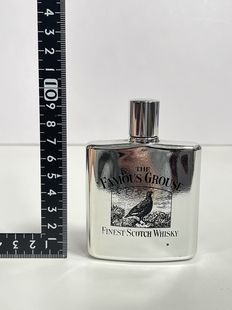 コレクター必見 ミニスキットル FAMOUS GROUSE ウイスキー スキットル 酒器 アウトドア レジャー コレクション tk723(その ...