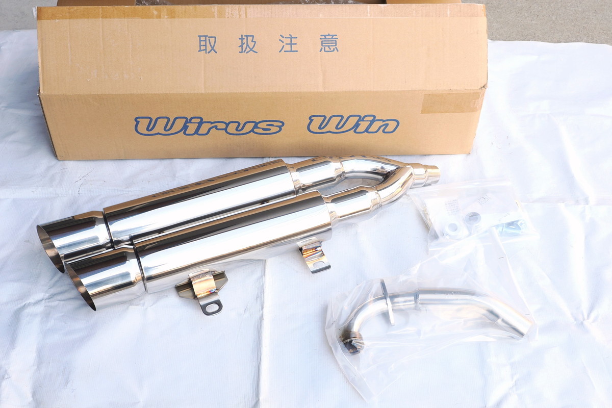 ウイルズウィン製 X-MAX250 2BK-SG42J 2本出しマフラー スタイリッシュツインマフラー ポッパー サイレンサー WirusWin XMAX(マフラー本体（社外）)｜売買された ...