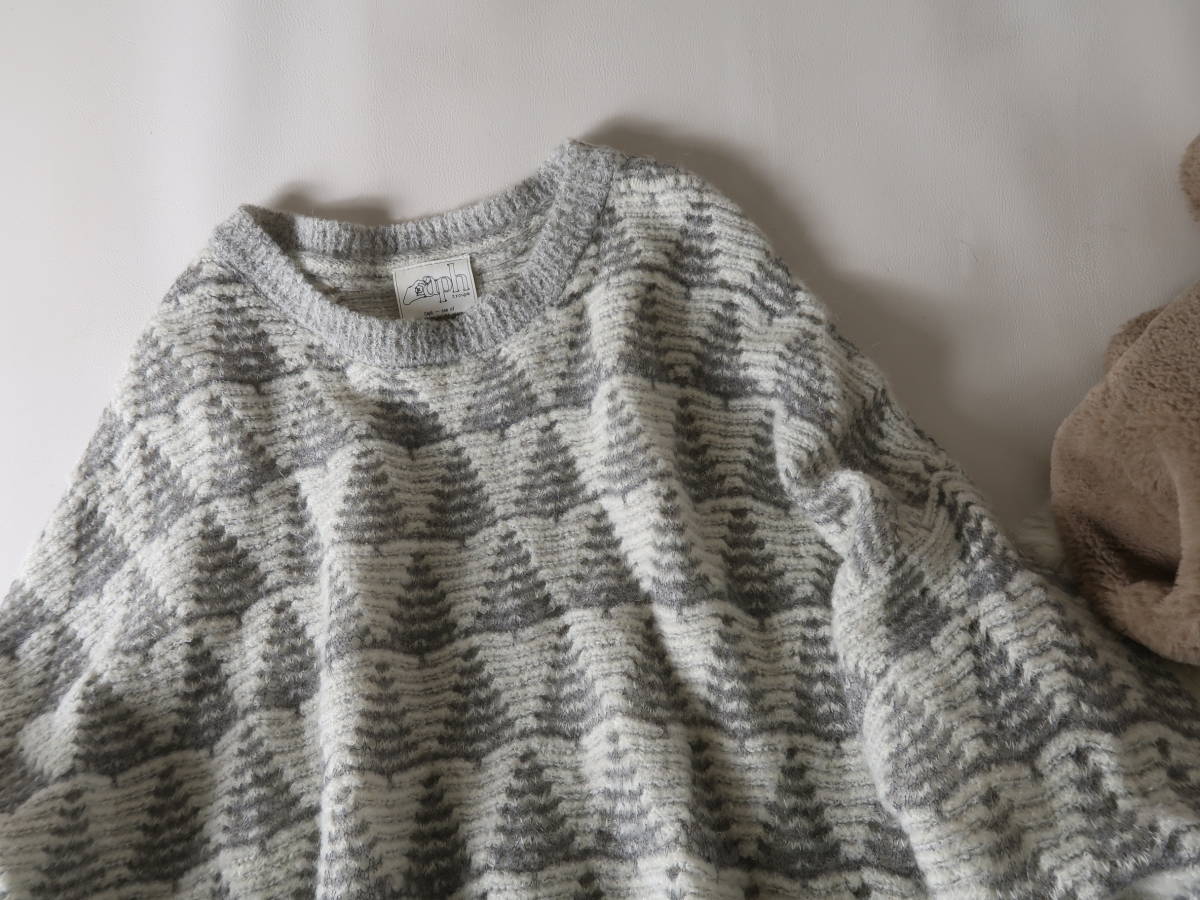 カーフ トゥループ caph troupe モヘヤ混 ツリー柄 オーバーサイズ 透かし編みニット フリーサイズ A-O 0331(セーター)｜売買されたオークション情報、yahooの商品情報を ...