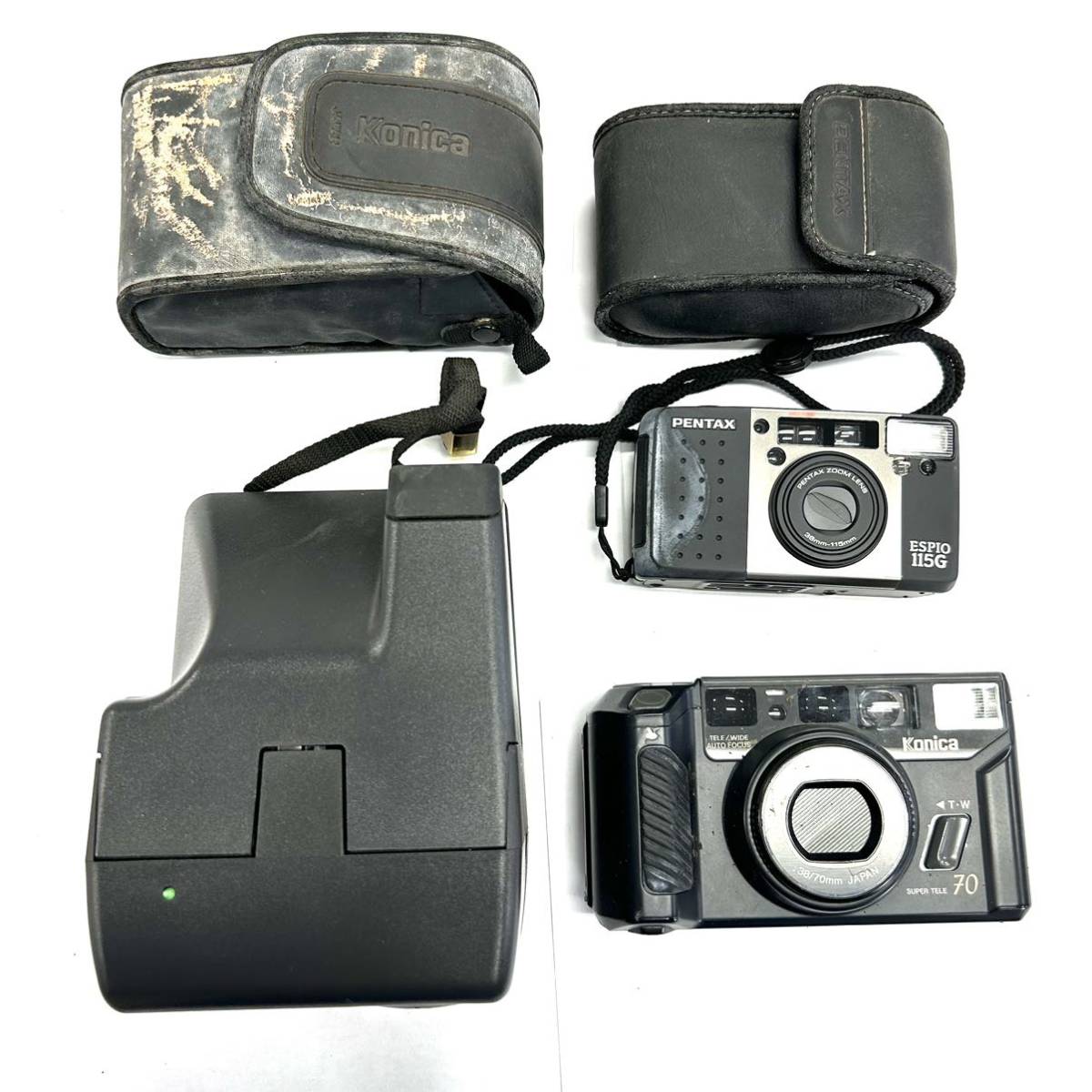 Y195 フィルムカメラ ポラロイドカメラ まとめ PENTAX ペンタックス Konica コニカ ジャンク品 訳あり(コンパクトカメラ ...