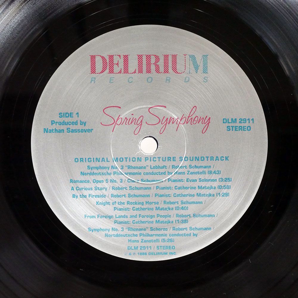 米 ROBERT SCHUMANN/SPRING SYMPHONY: ORIGINAL MOTION PICTURE SOUNDTRACK ...