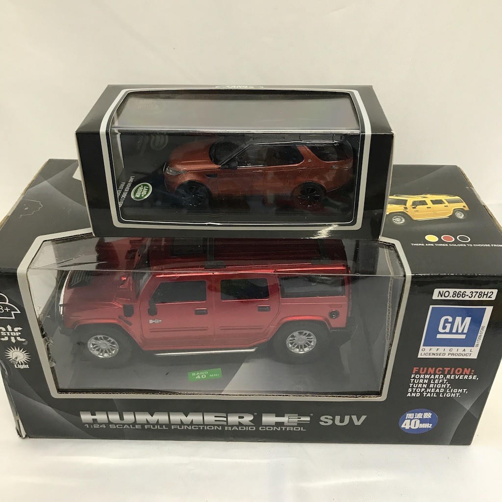 あり ハマー HUMMER H2 SUV GM ラジコン 1/24 Land Rover Discovery First Edition 1/ ...