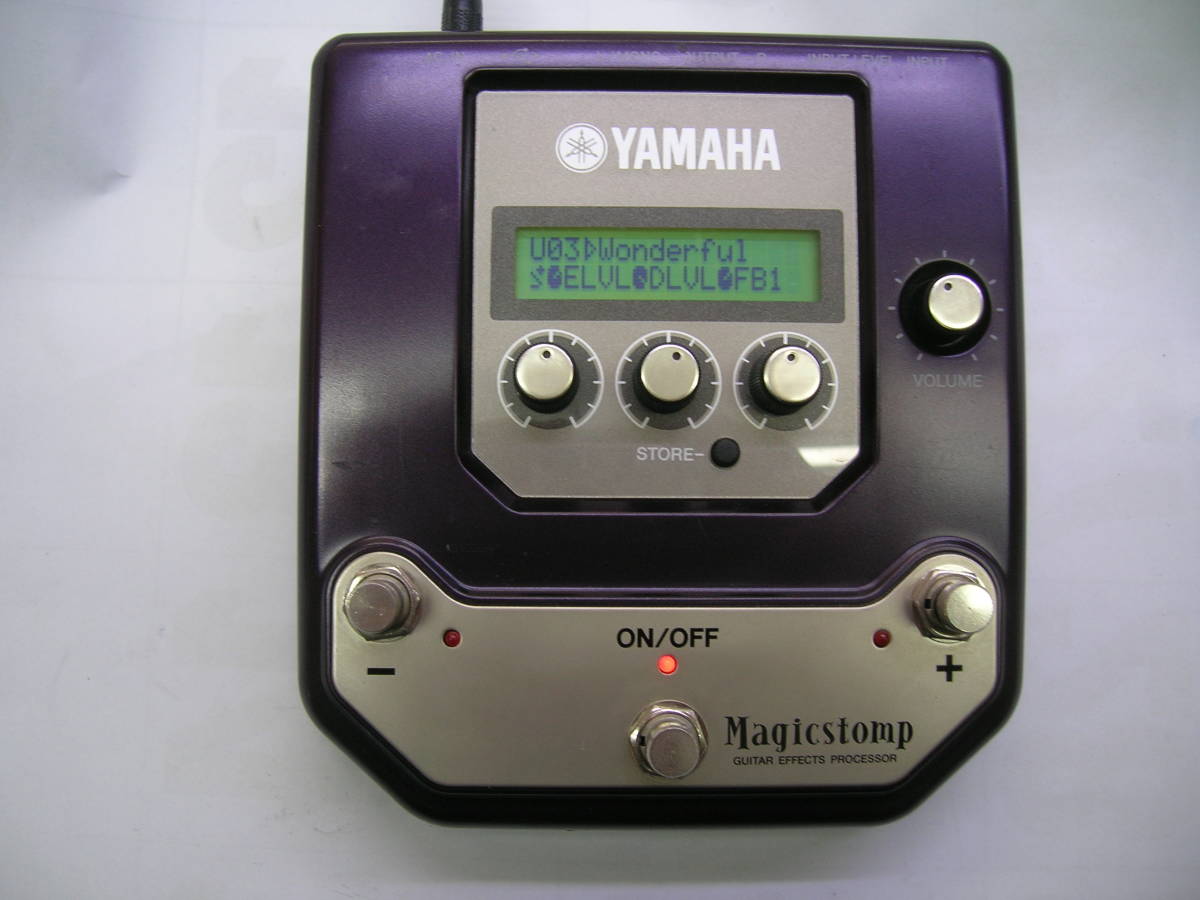 YAMAHA Magicstomp Guitar Effects Processor シャドウズ パッチリスト(マルチエフェクター)｜売買され ...