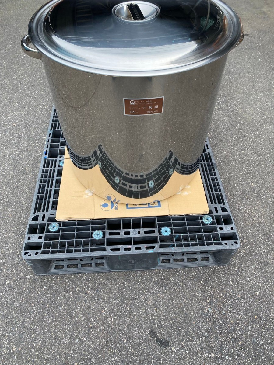 業務用 寸胴鍋55㎝130L 蓋付きステンレス 調理器具 業務用厨房台車付き(寸胴鍋)｜売買されたオークション情報、yahooの商品情報を ...