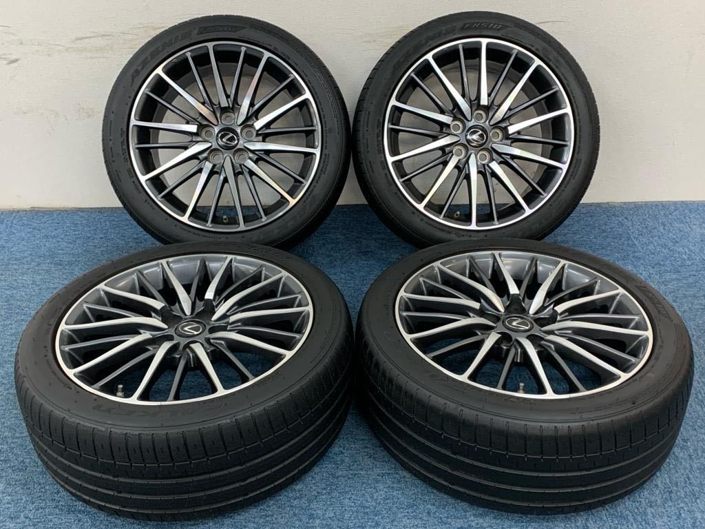 レクサス LS460 LS600 Fスポーツ 純正 19インチBBS RV748 ホイール 19x8J+35 2020年FALKENタイヤ ...