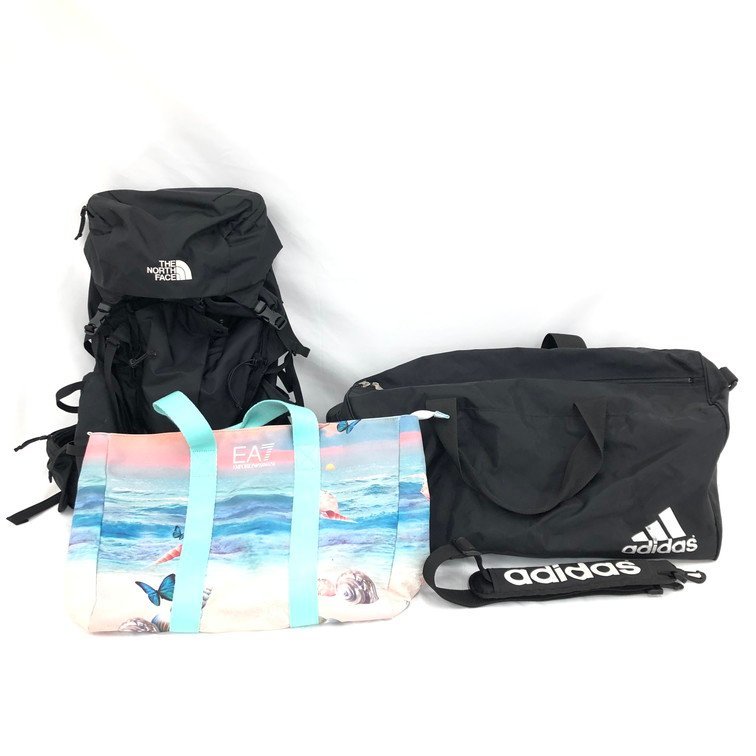 THE NORTH FACE / adidas / EA7 リュック トートバッグ ボストンバッグ 3点まとめ CBAZ3061 ...